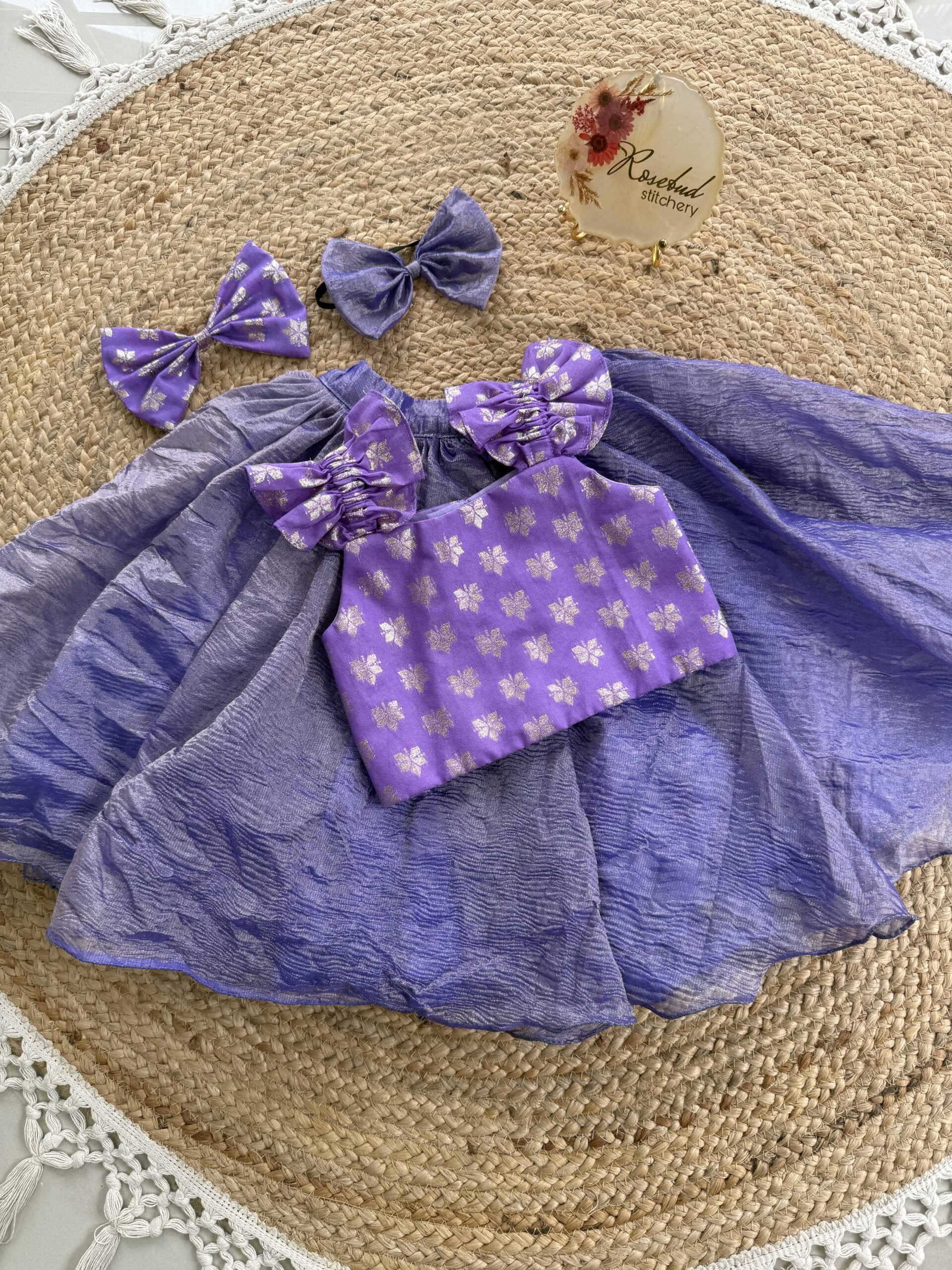 Crushed organza skirt and top - Rosebud Stitchery | Customized Kids ...